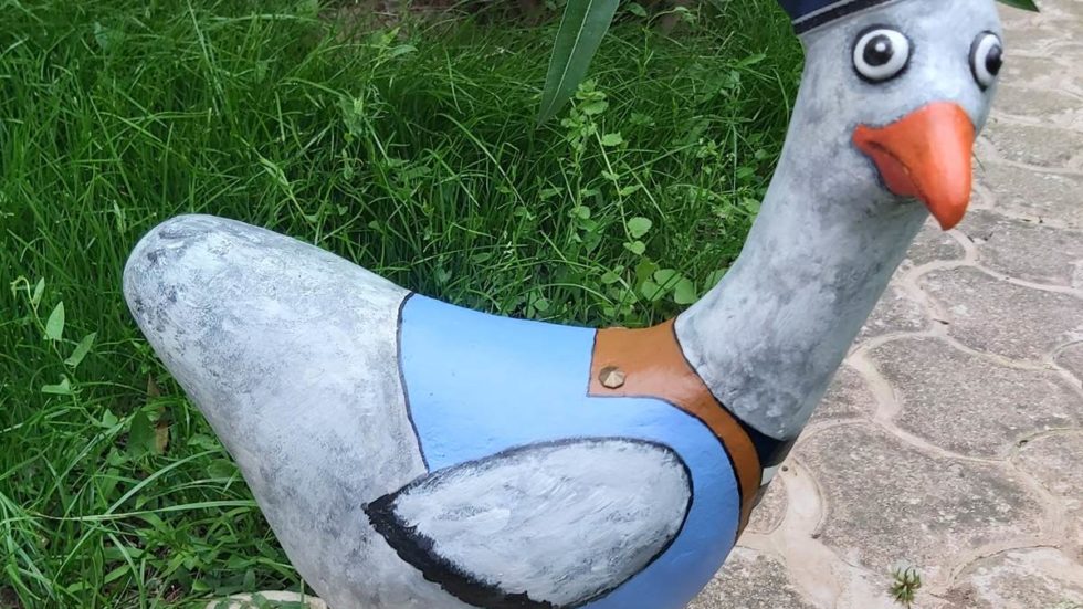 Sculpture papier mâché - Métamorphose et création